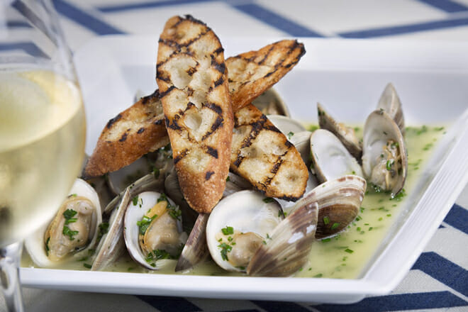 slightly north of broad