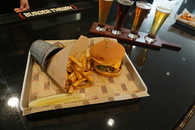 Burger Theory at the Holiday Inn Indianapolis Airport