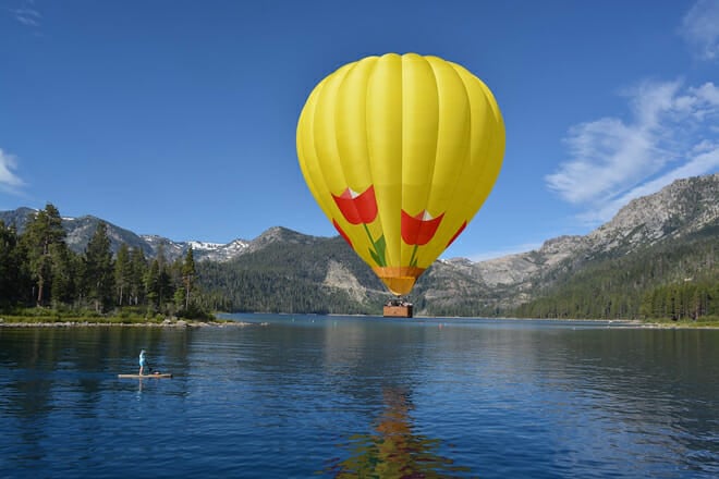 lake tahoe balloons &mdash; south lake tahoe