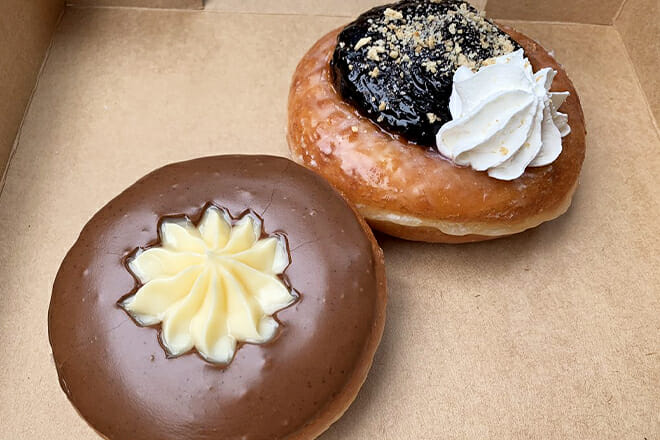 Twisted and Glazed Donuts