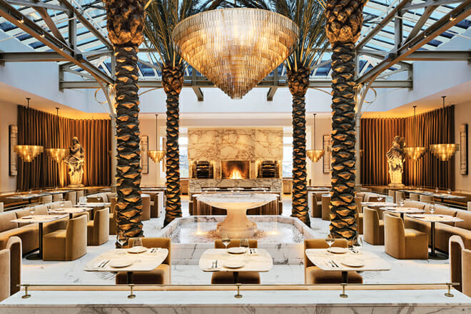 The Palm Court at RH San Francisco