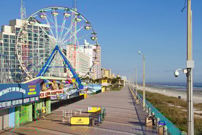 Daytona Beach Boardwalk and Pier