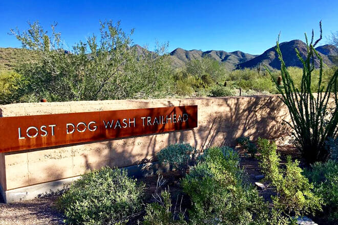 Lost Dog Wash Trailhead