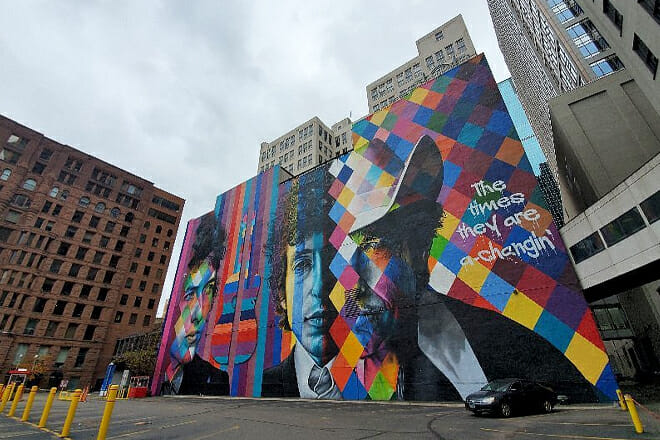 Bob Dylan Mural