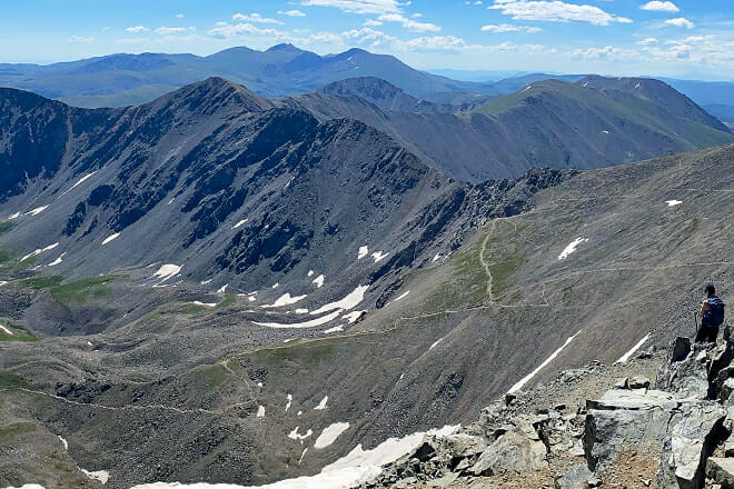 Grays Peak and Torreys Peak