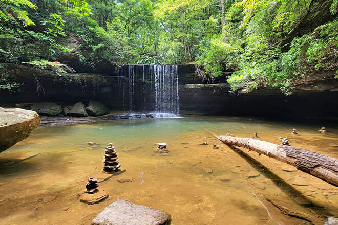 Upper Caney Creek Falls