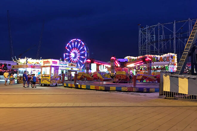 Daytona Boardwalk Amusement Area and Pier