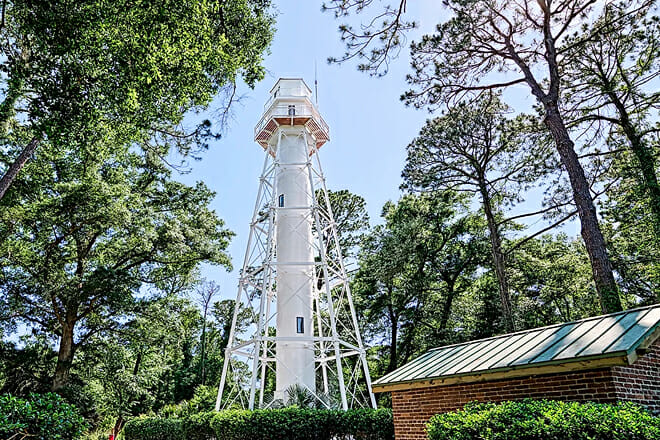 historic hilton head range rear lighthouse