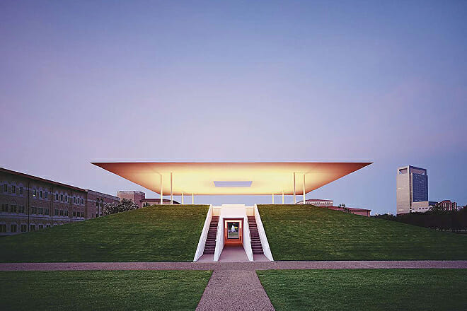 James Turrell's "Twilight Epiphany" Skyspace