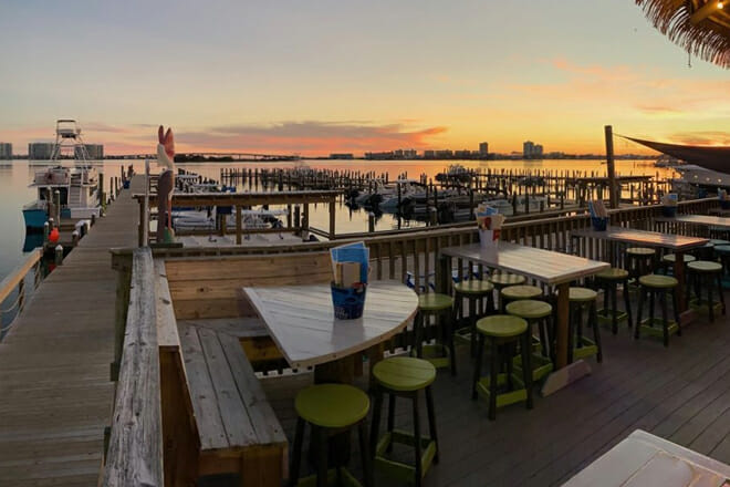 Tiki Bar at Safe Harbor Sportsman
