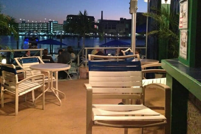 The Sail Pavilion on the Riverwalk