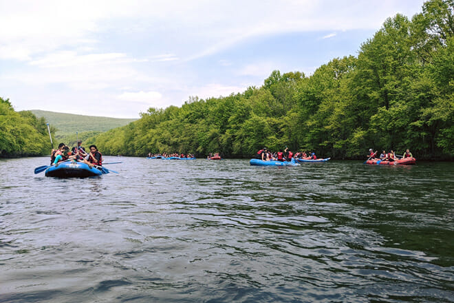 Poconos White Water Rafting