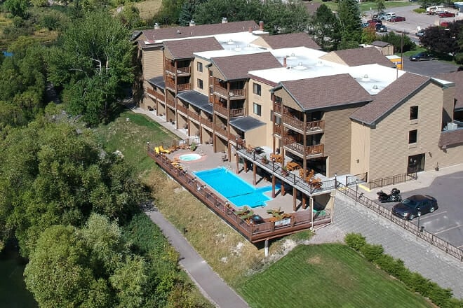 The Pine Lodge on Whitefish River