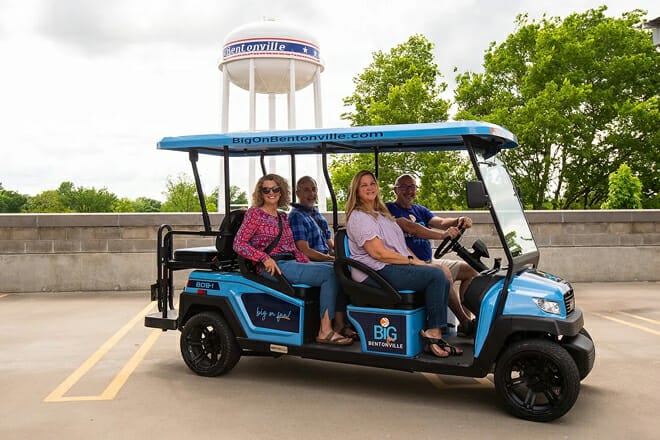 Golf Cart Tour of Bentonville