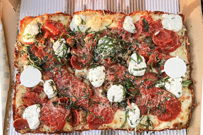 Slice of Homage Pizza