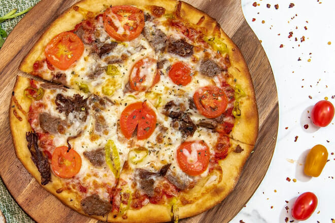 The All-New Ski Mountain Pizza