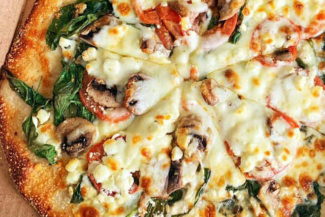 Pizza By The Sea - Watercolor