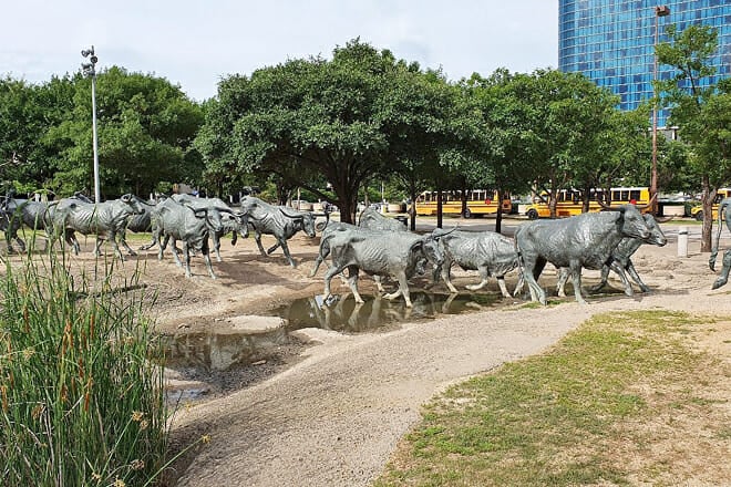 Pioneer Plaza Cattle Drive