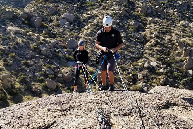 rappelling adventure