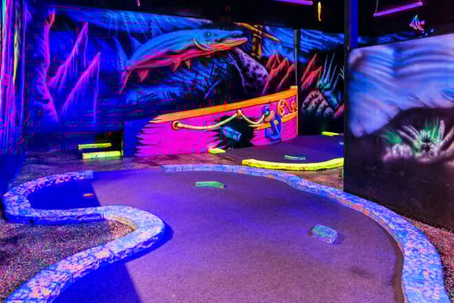 Shankz Black Light Miniature Golf