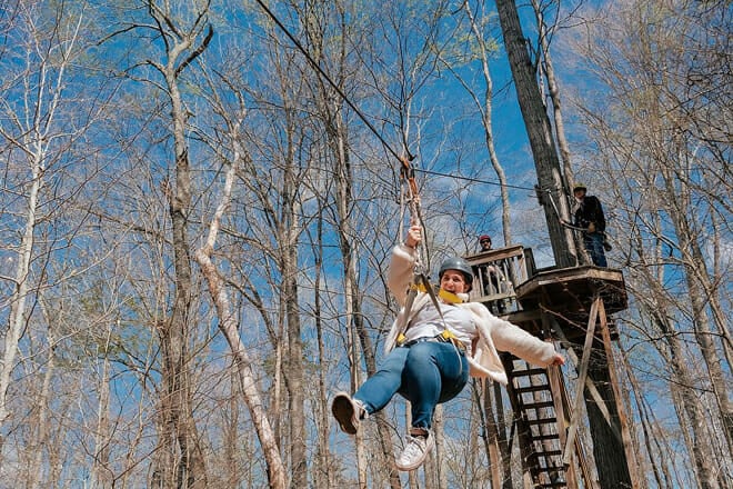 10 Zip Line Zip Tour &mdash; Hot Springs