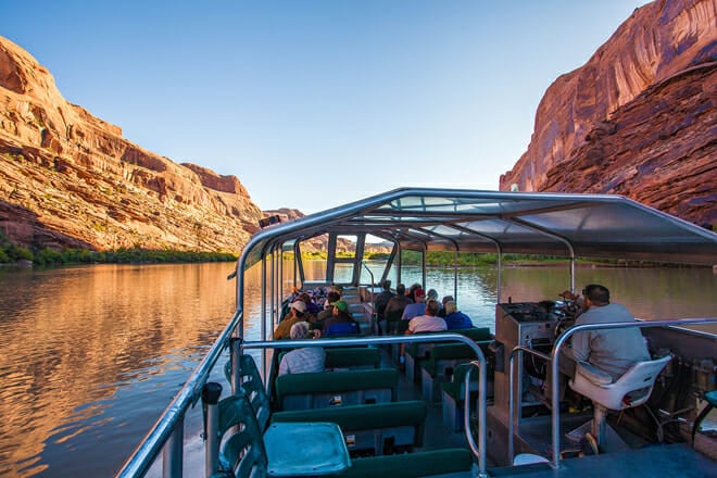 Colorado River Sunset Boat Tour &mdash; Colorado River