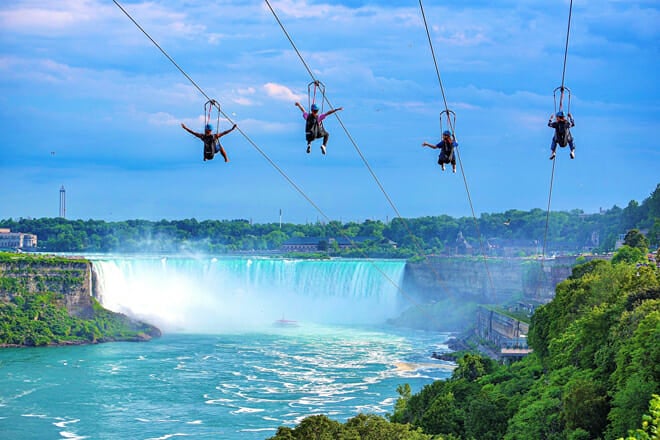Zipline to The Falls