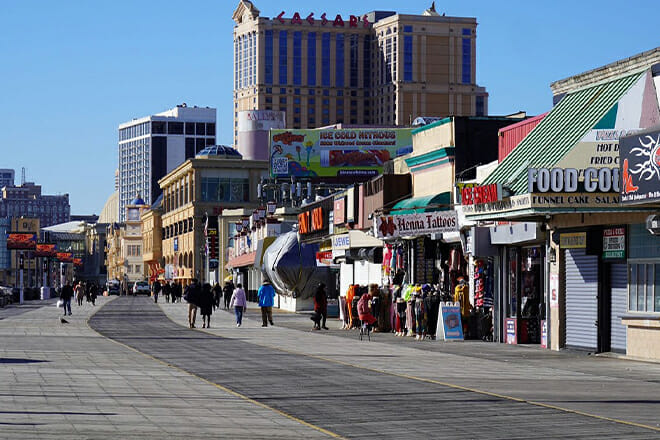 Boardwalk in Atlantic City