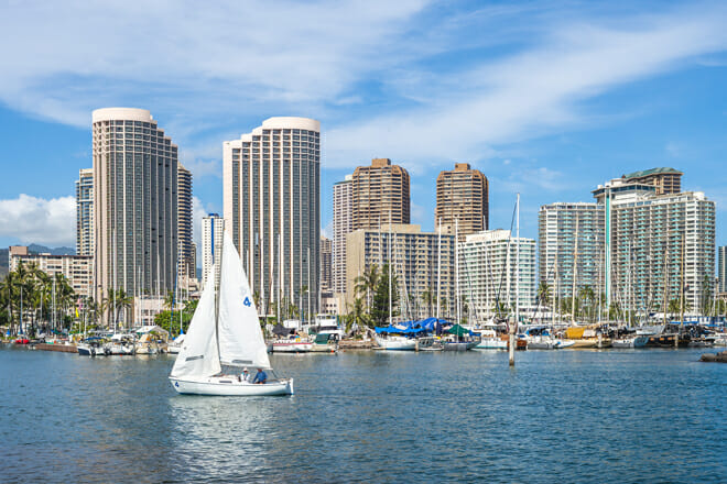 Honolulu in Oahu