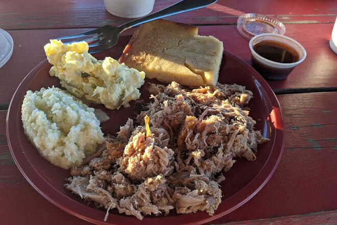 Skylight Inn BBQ in Ayden