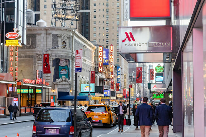 Social Media and Times Square