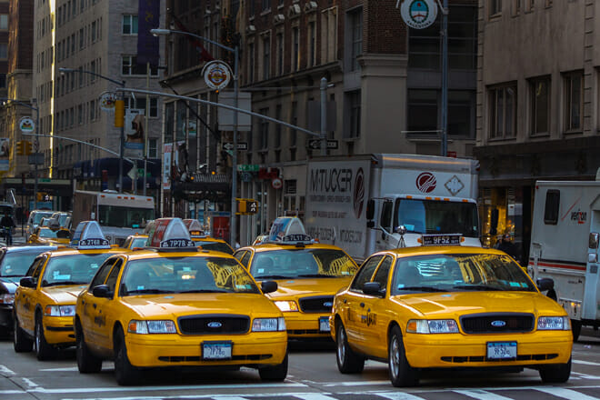 Yellow cabs