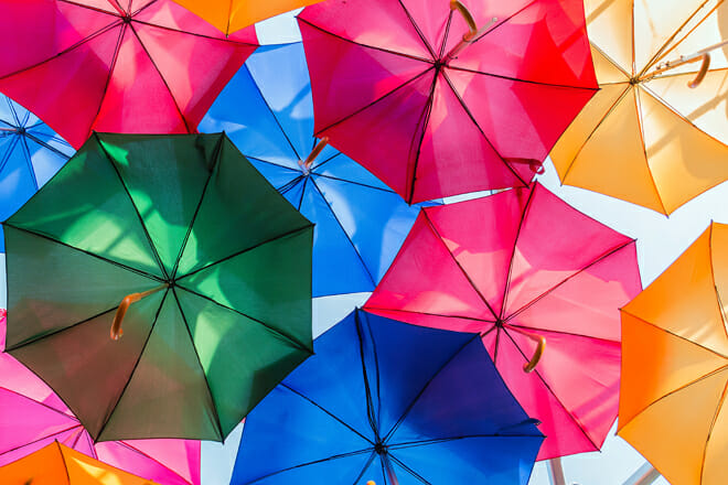 umbrellas