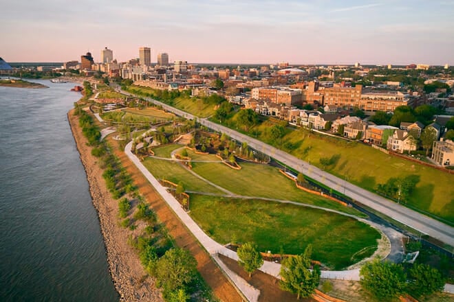 tom lee park in memphis, tn designed by scape landscape architec