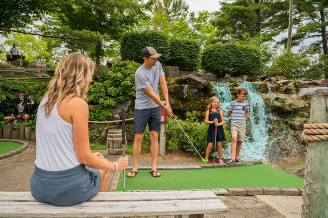 Pirate-Themed Mini Golf