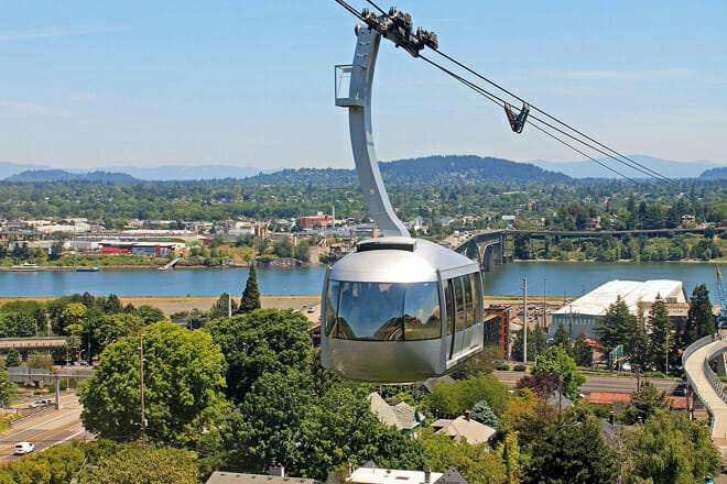 Portland Aerial Tram - Lower Terminal