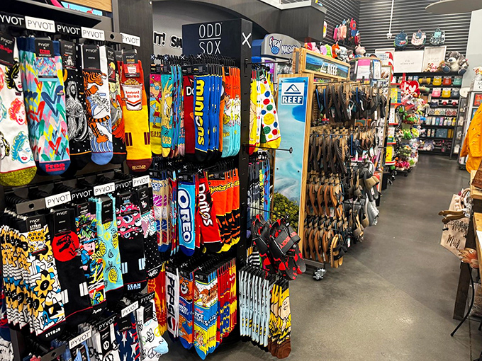 Even your feet can join the fun with a sock selection that ranges from whimsical to downright hilarious &ndash; perfect for livening up long drives.