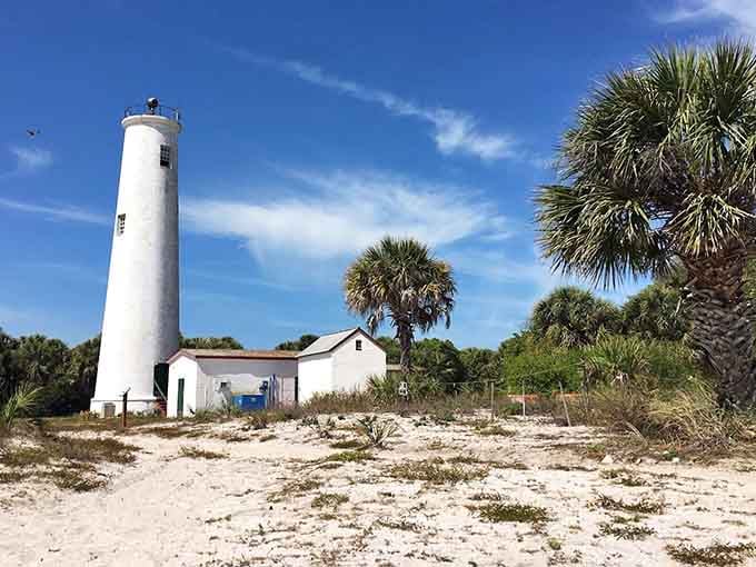 Standing tall since 1858, this lighthouse has weathered more storms than a reality TV star and looks better doing it.