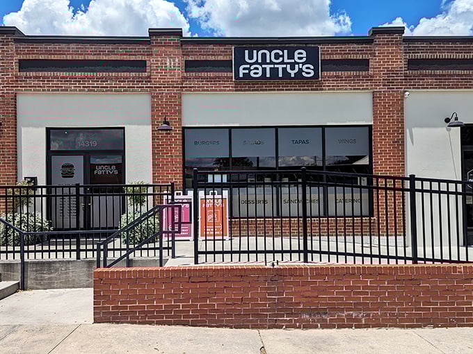 Uncle Fatty's modern storefront brings contemporary flair to Dade City's food scene with its burgers and creative comfort food.