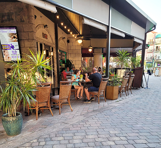 Al fresco dining creates the perfect opportunity to savor both culinary delights and people-watching in equal measure.