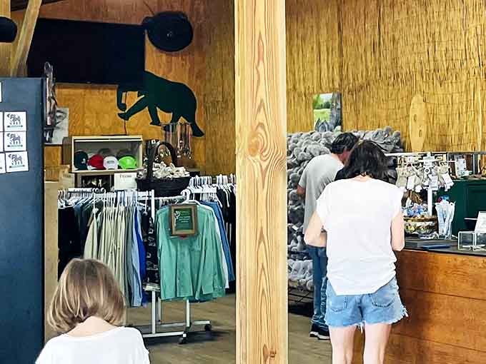 The gift shop offers mementos that matter, where every purchase helps support the ranch's conservation and education mission.