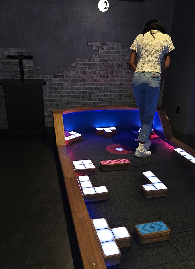 Each player gets fully immersed in their game, with interactive elements that respond to ball placement. Strategy matters as much as skill here.