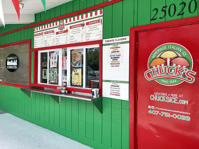 Chuck's Homemade Italian Ice provides sweet, colorful relief from the Florida heat &ndash; no snow required for this cool treat!