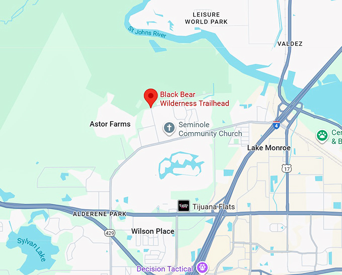 16. black bear wilderness trail map