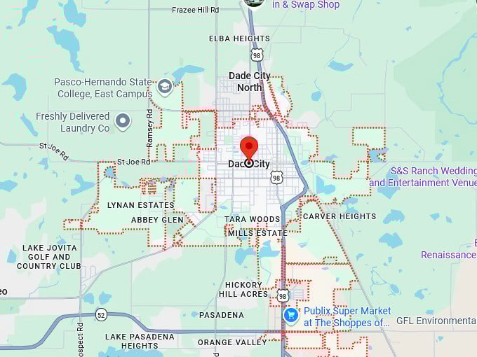 16. dade city map