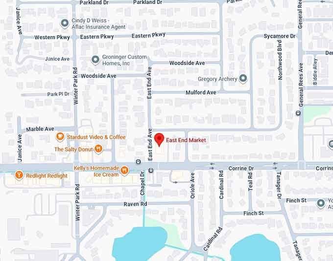 16. east end market map