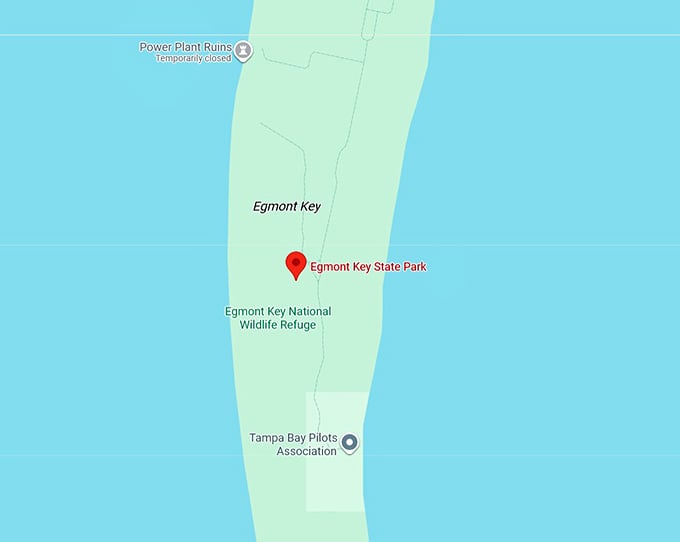 16. egmont key state park map