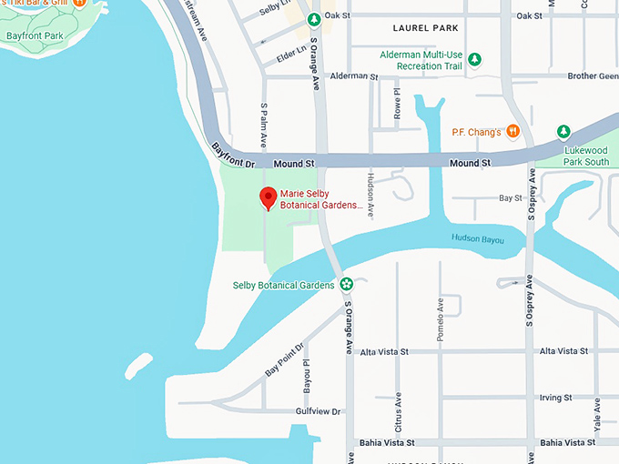 16. marie selby botanical gardens downtown sarasota map