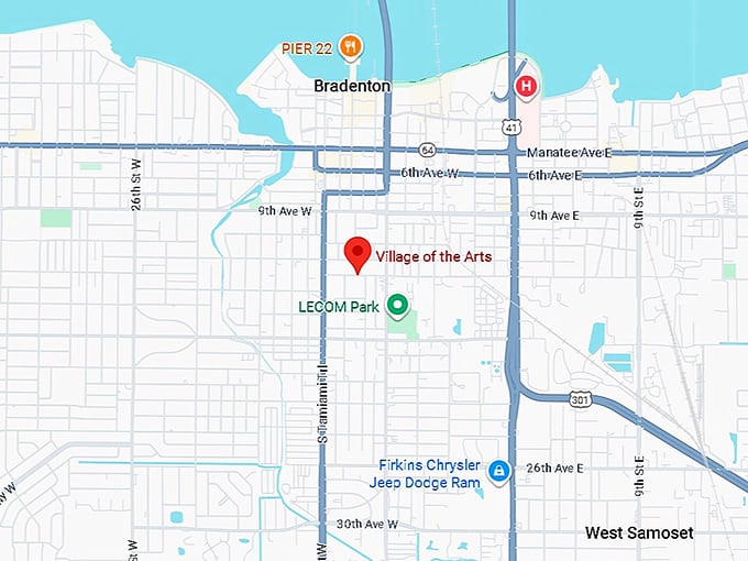 16. village of the arts map