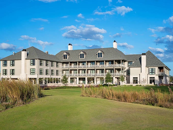 Welcome to your home away from home, featuring timeless architecture and lush green surroundings for a perfectly peaceful coastal getaway.